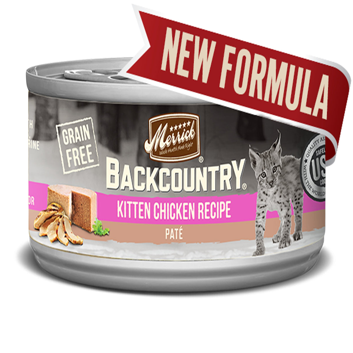 Merrick Cat Backcountry Kitten Pate 3oz. (24 Pack) – All Pet Super Store