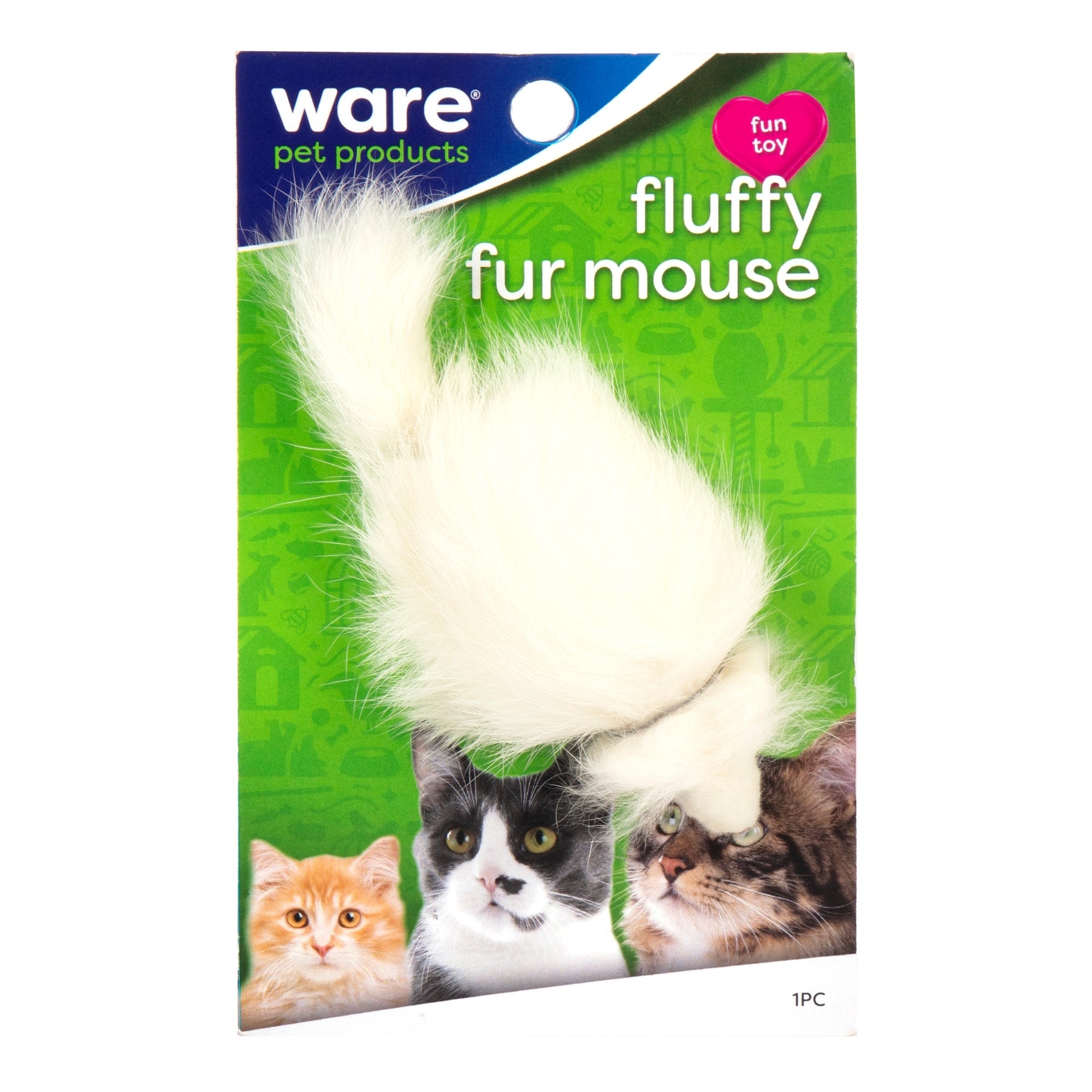 Ware Fluffy Fur Mouse Cat Toy – All Pet Super Store