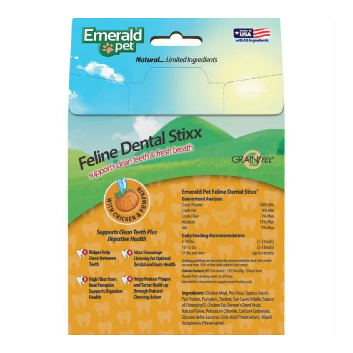 Emerald Pet Feline Dental Stixx Cat Treats Chicken 3.6oz – All Pet ...